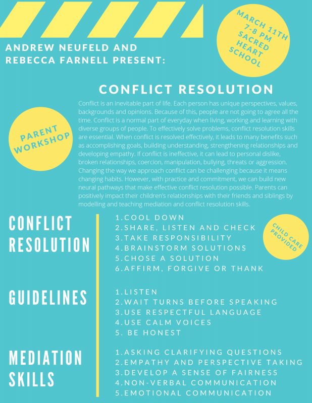 Conflict Resolution Workshop – Delta Christian School